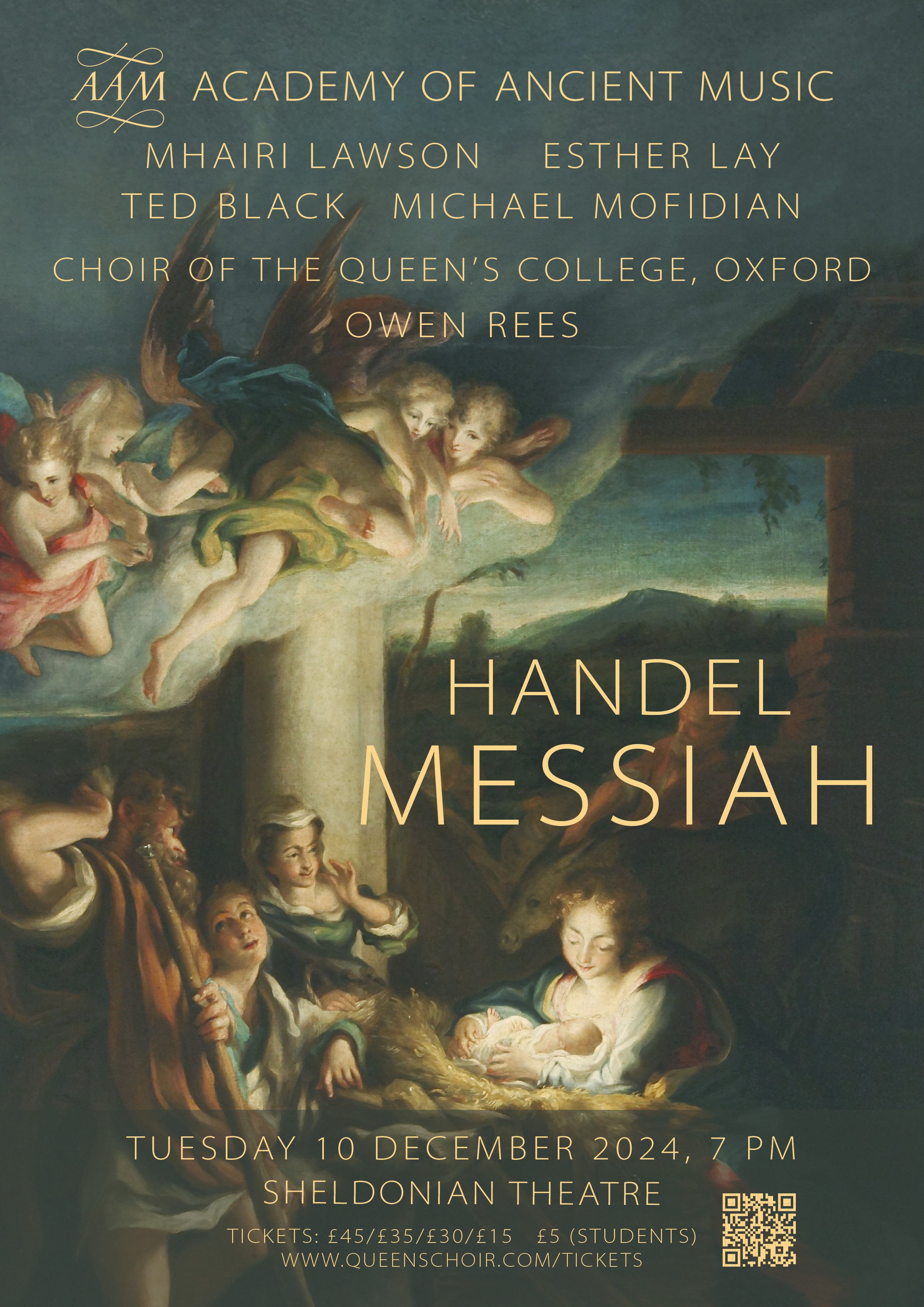 Handel: Messiah - Choir of The Queen's College and the Academy of ...