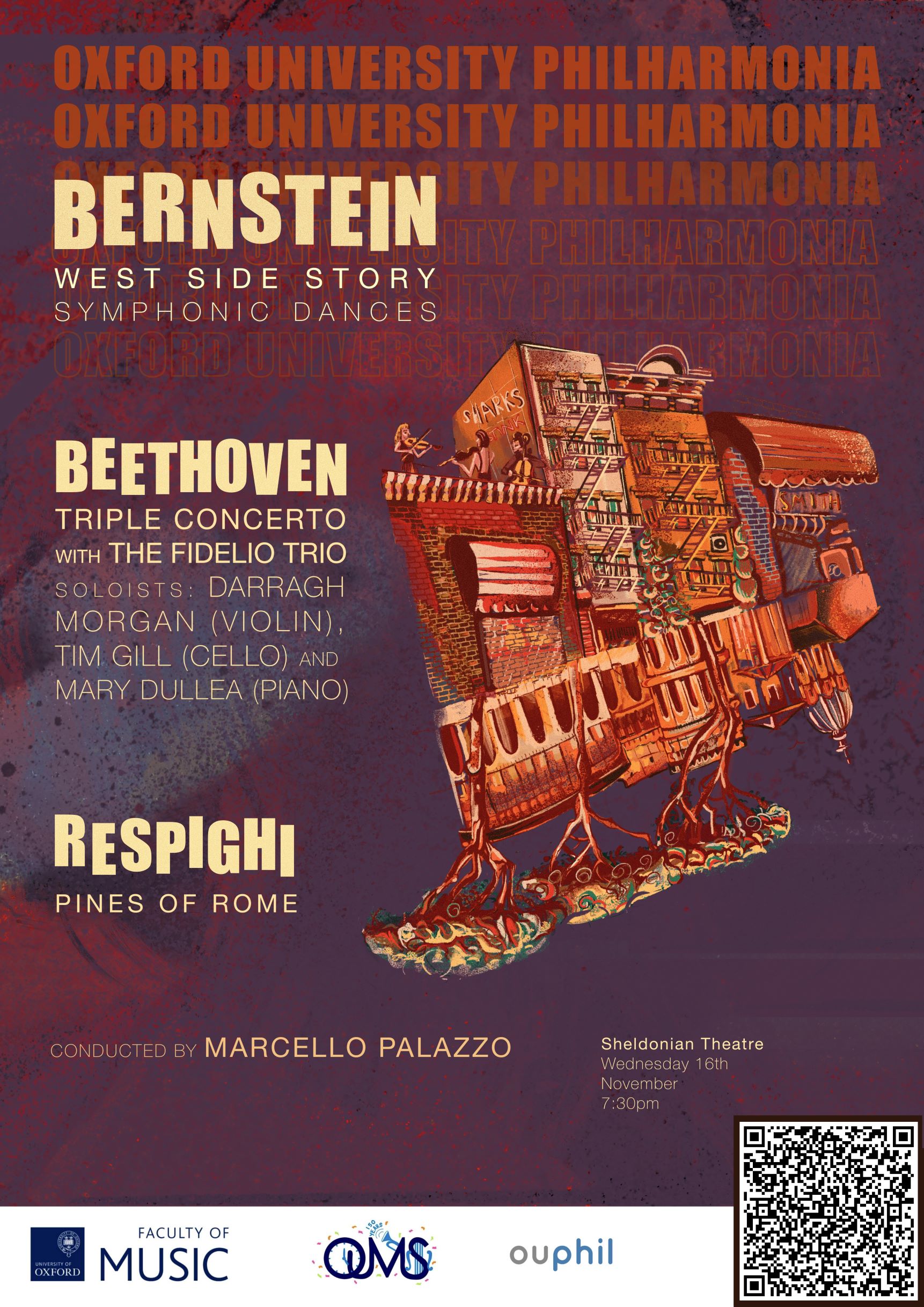 Oxford University Philharmonia - Bernstein, Beethoven, Respighi ...
