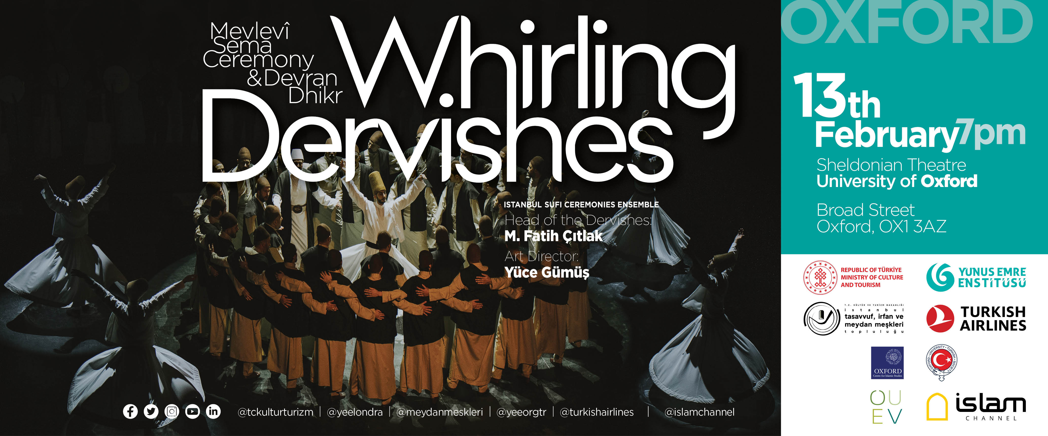 Whirling Dervishes: Mevlevi Sema Ceremony & Devran Dhikr | Sheldonian ...